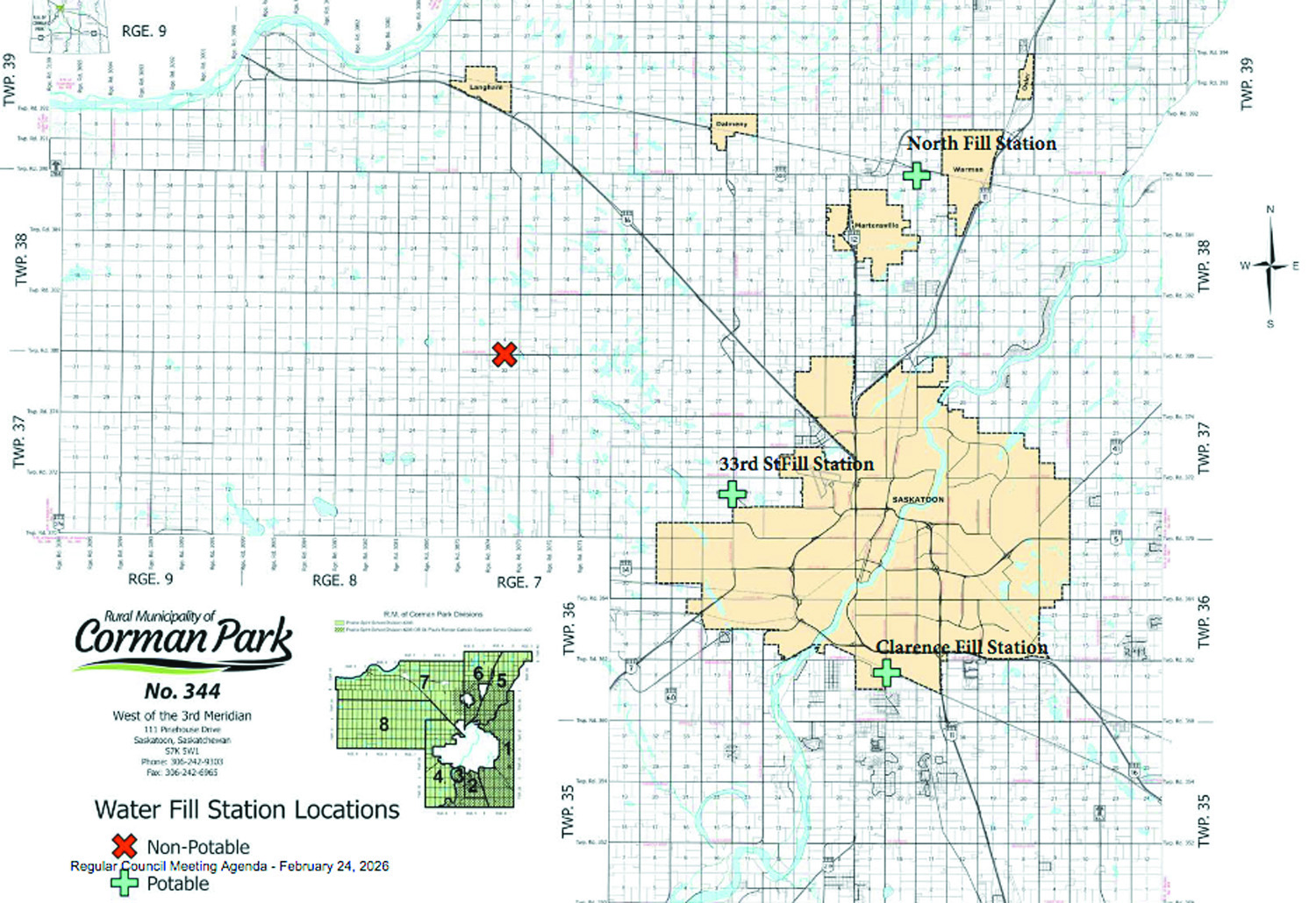 Corman Park councillors approve new fill station rates for RM ...